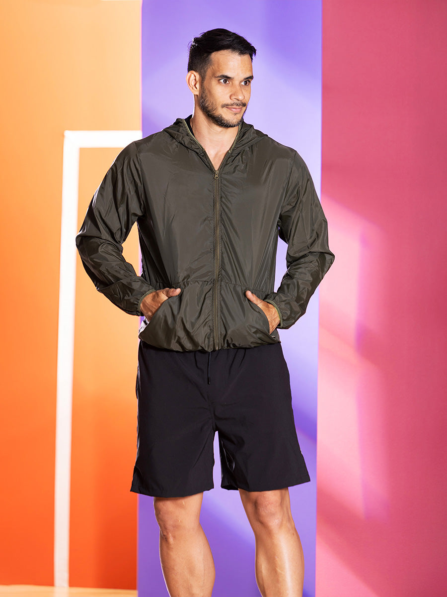 Chaqueta cortavientos deportiva para hombre – BJX FITWEAR Ropa ...